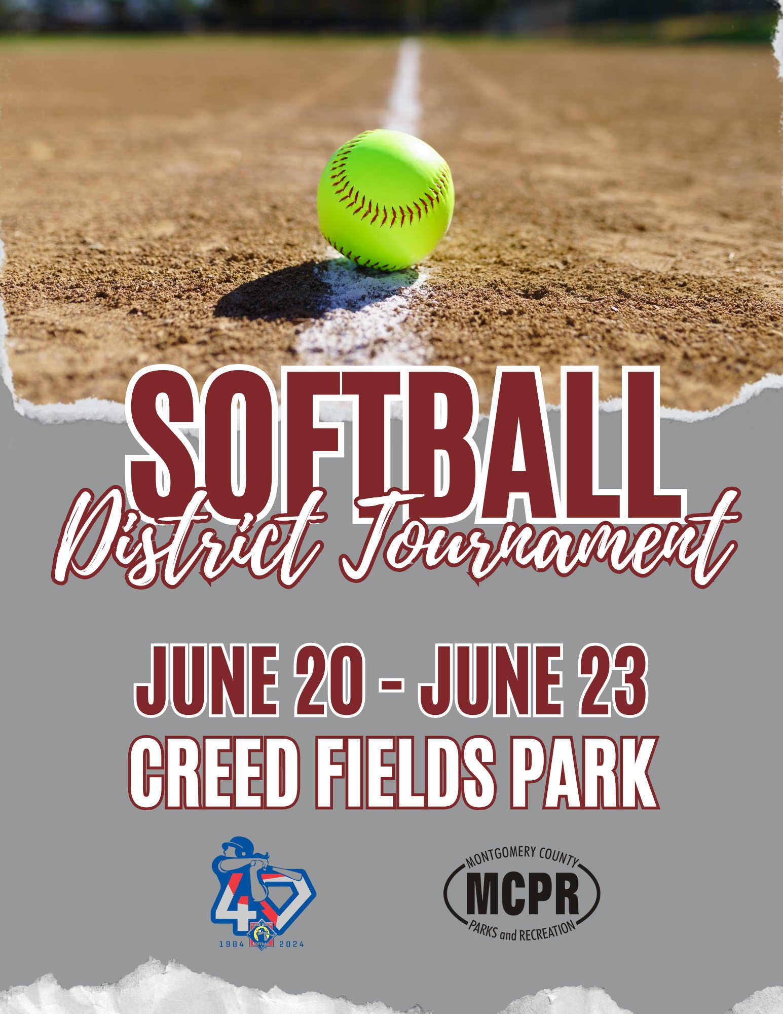Montgomery County Parks & Recreation Hosts Babe Ruth Softball District ...